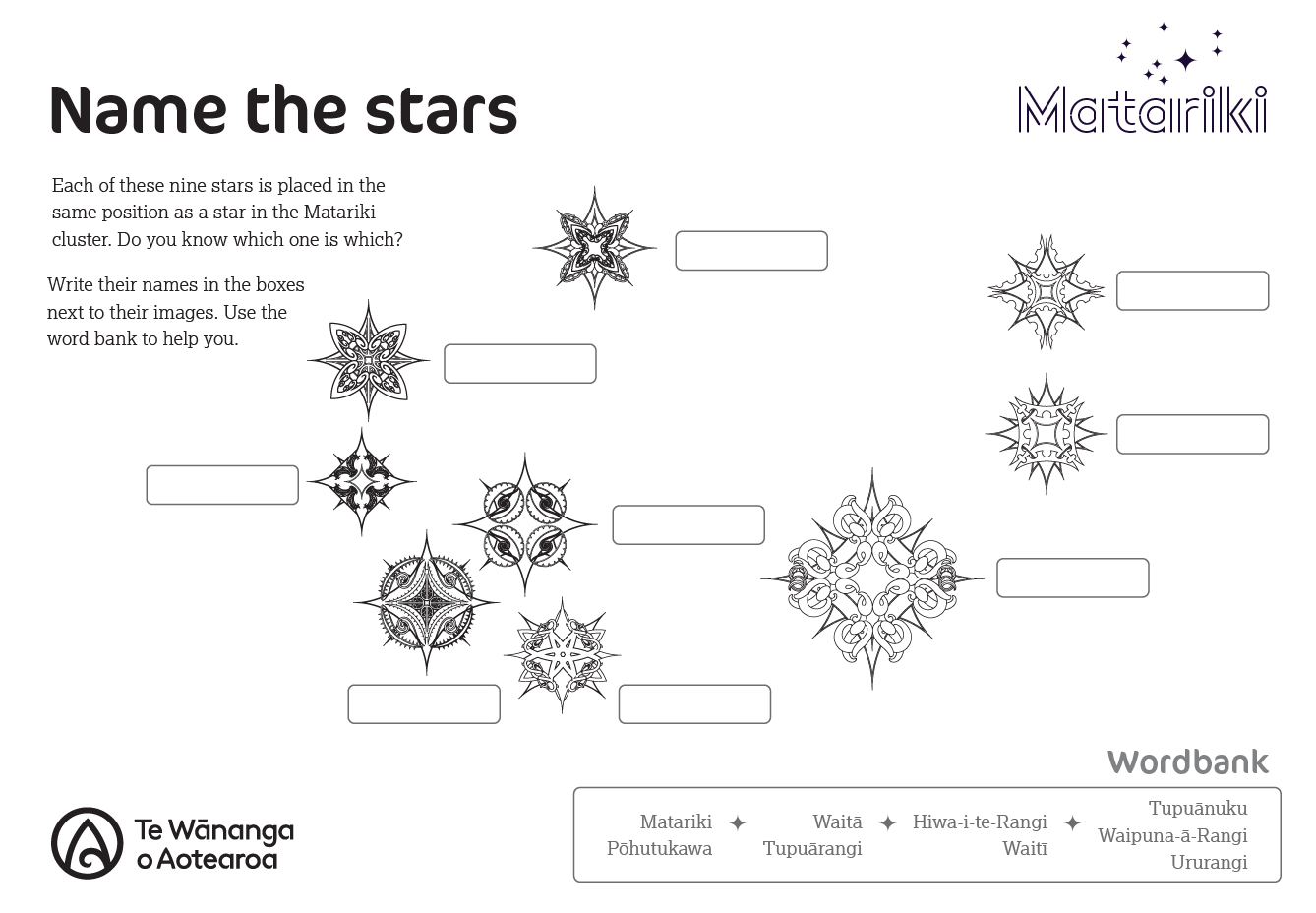 Free Matariki Resources – Matariki